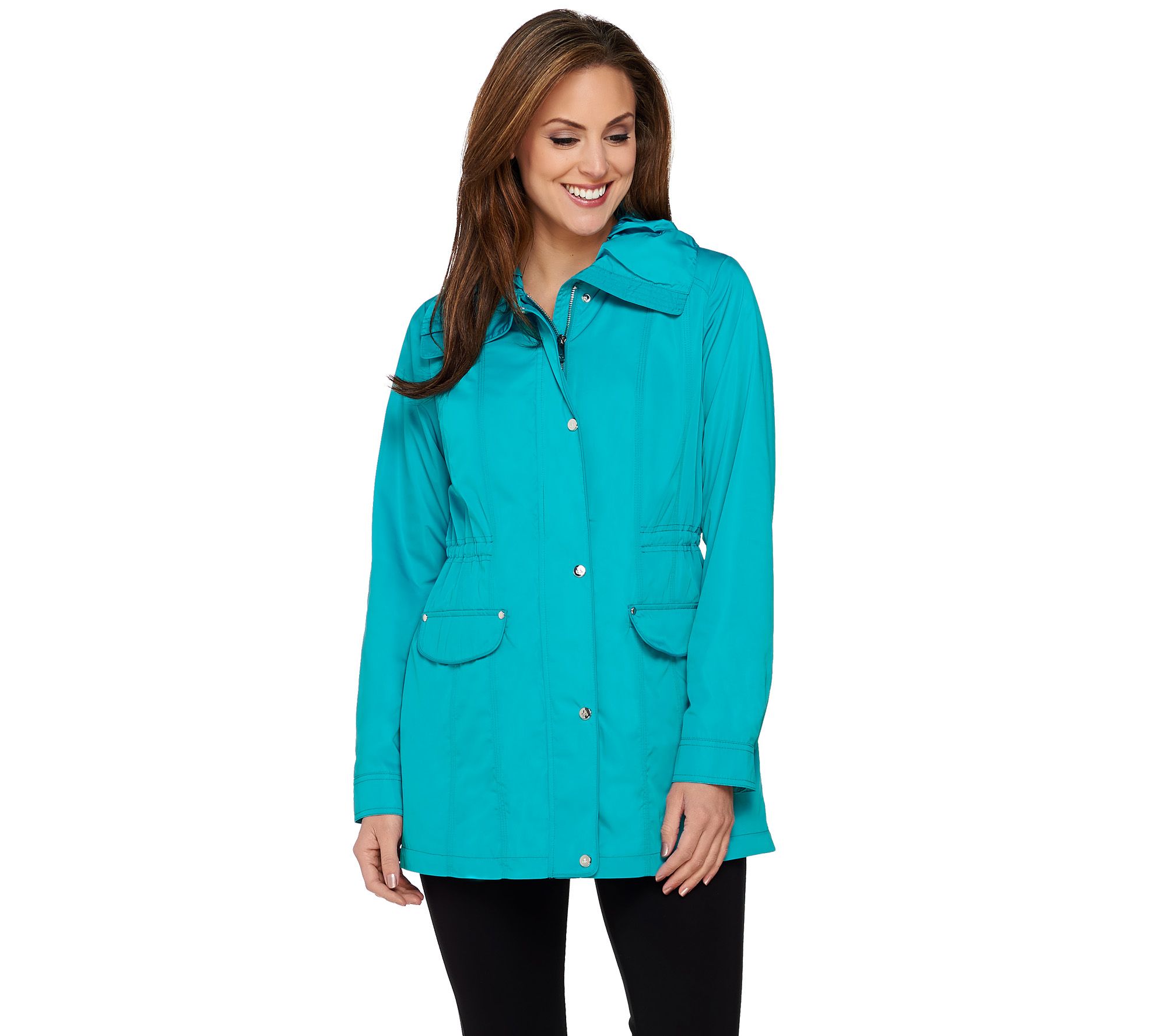 Dennis Basso Water Resistant Anorak Jacket Page 1 —