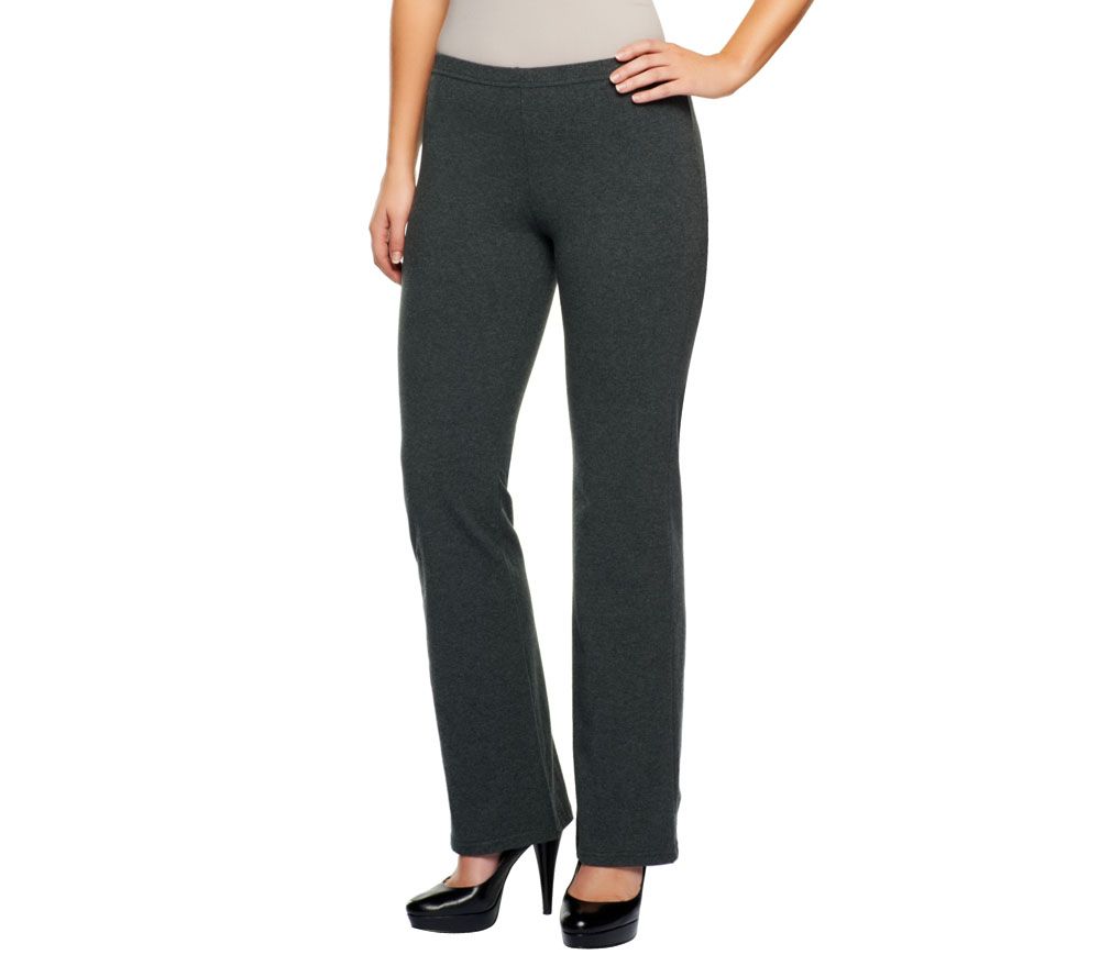 Women With Control Regular Stretch Boot Cut Leggings Page 1 —
