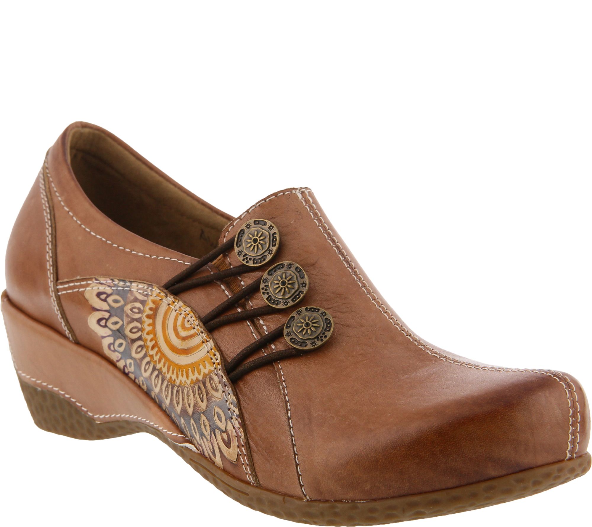 Spring Step L'Artiste Leather Slip-On Shoes - Agacia - Page 1 — QVC.com