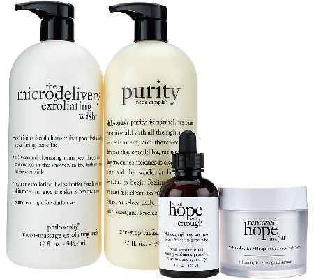 (QVC) philosophy super-size cleanse, treat moisturize – TVShoppingQueens