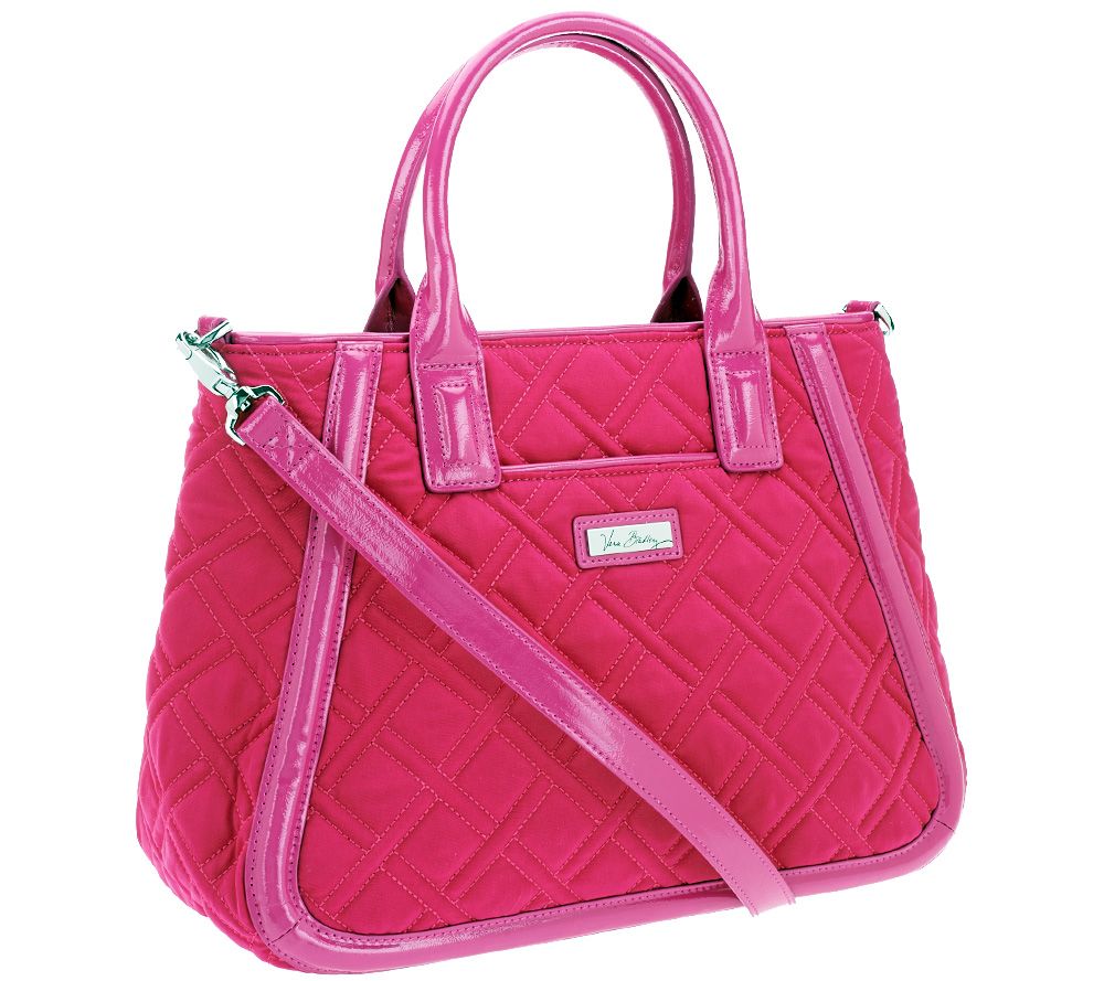 #1Sale Vera Bradley Microfiber Trimmed Trapeze Satchel - Affordable ...