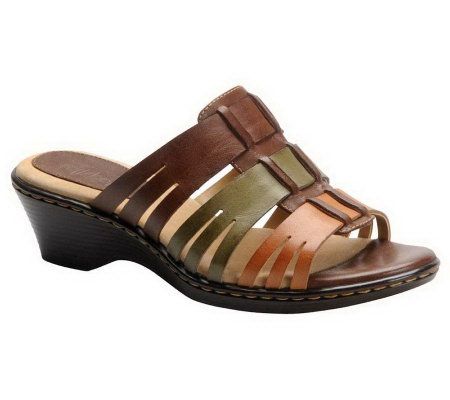 Softspots Hilary Slide Wedge Sandals | Minti