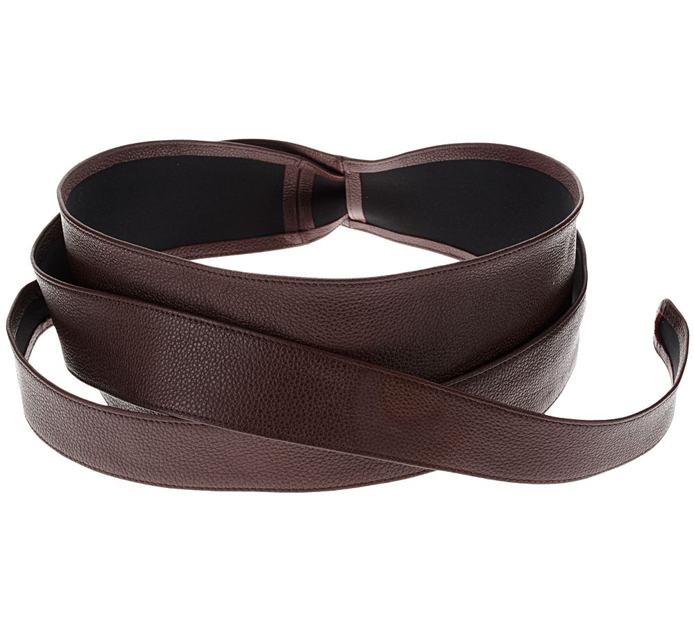 G.I.L.I. Leather Obi Wrap Belt - Page 1 — QVC.com