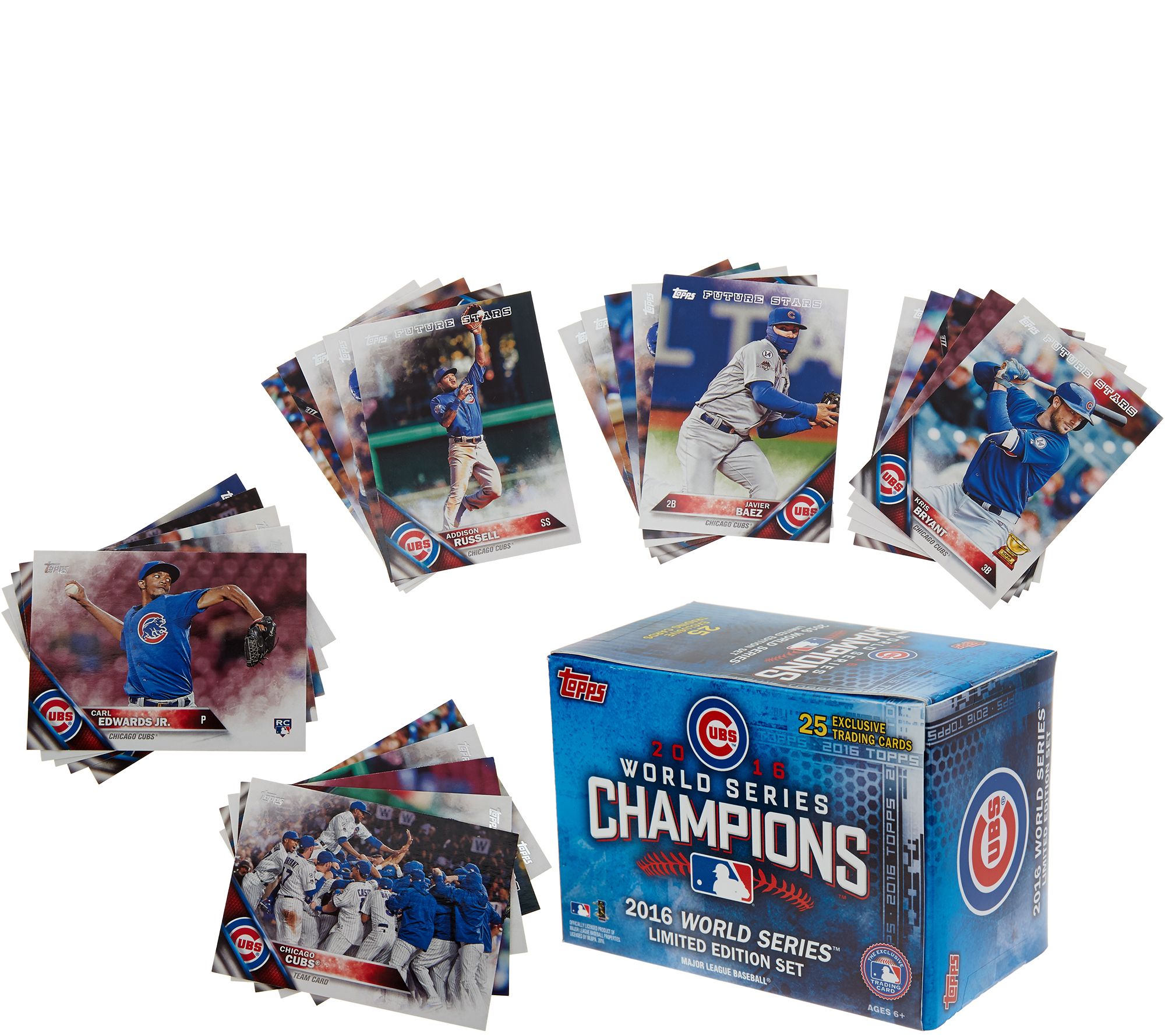 2016 World Series Champions Chicago Cubs 25 Card Set - Page 1 — QVC.com