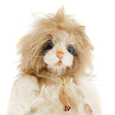 CHARLIE BEARS® Mohair Katze Boss Cat H. ca. 18cm limitiert 2.000 Stück ...