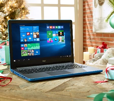(QVC) Dell 15 or 17 Windows 10 Laptop QuadCore 8GBRAM 1TBHDD Laptop ...