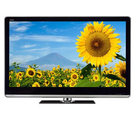 Sharp AQUOS Quattron 46"Diag.1080p 120Hz LED/LCD TV w/ AQUOS Net — QVC.com