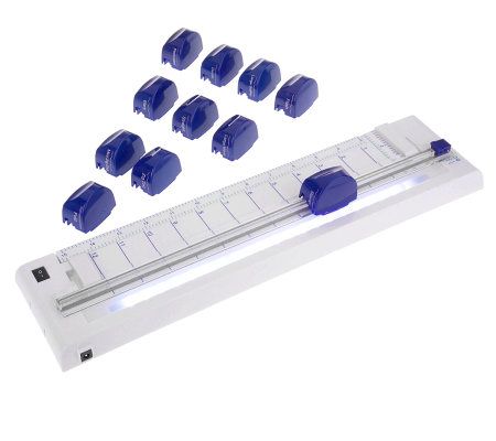 Craft-Lite Cutter with 11 Interchangeable Decorative Cutting Blades ...