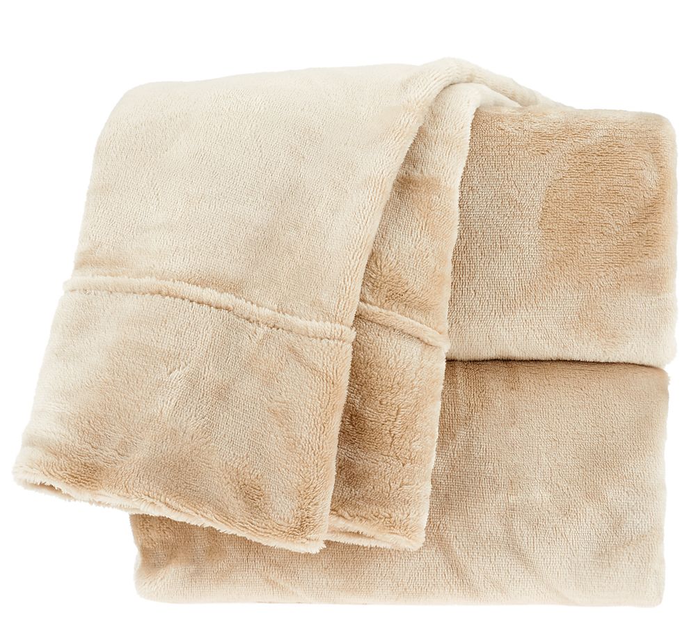 (QVC) Berkshire Blanket Velvet Soft Cozy Sheet Set – TVShoppingQueens