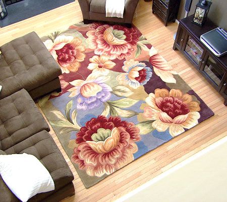 (QVC) Royal Palace Special Edition Fleur de Lis Wool Rug – TVShoppingQueens