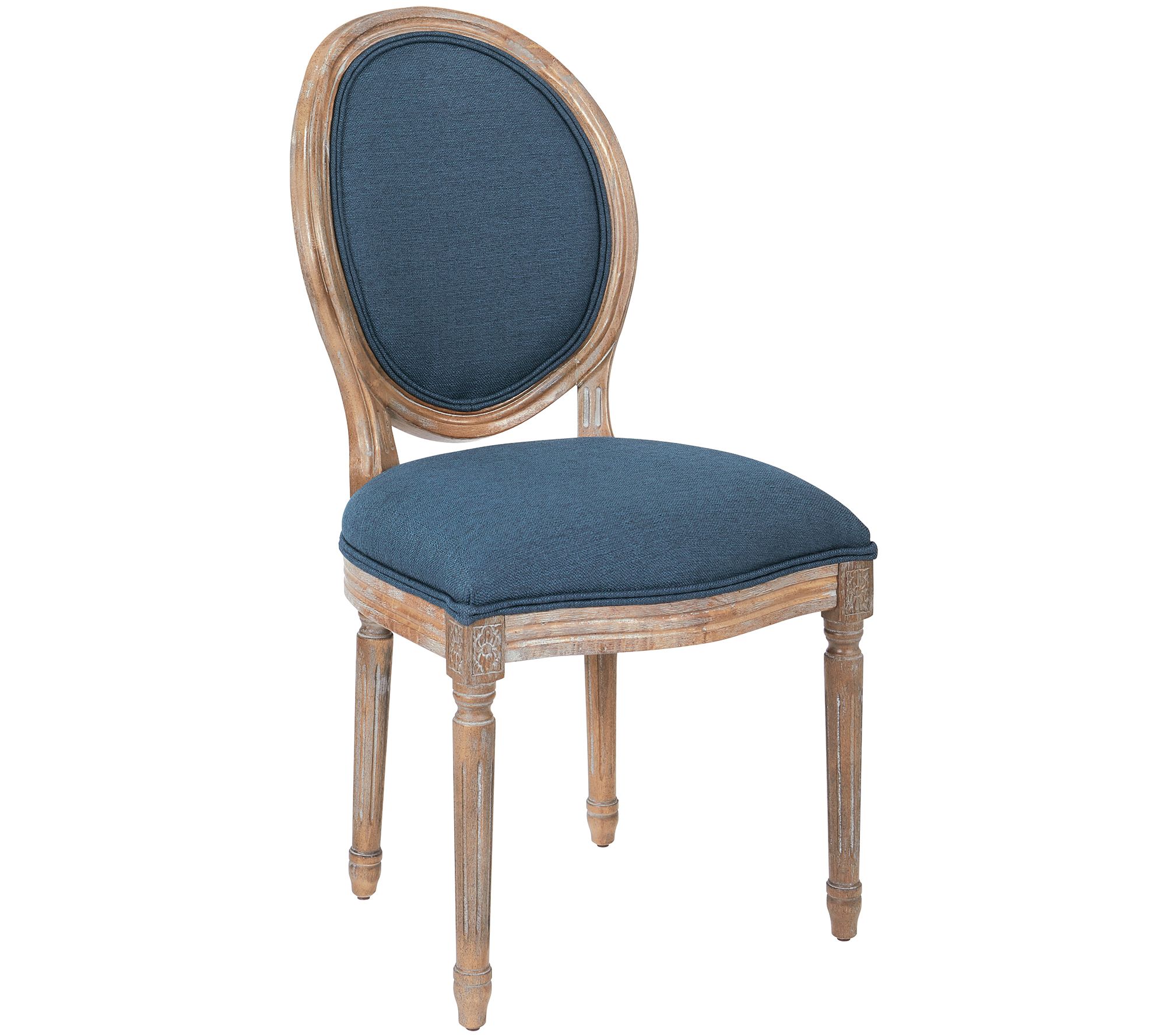 Lillian Oval Back Chair by Ave Six - QVC.com