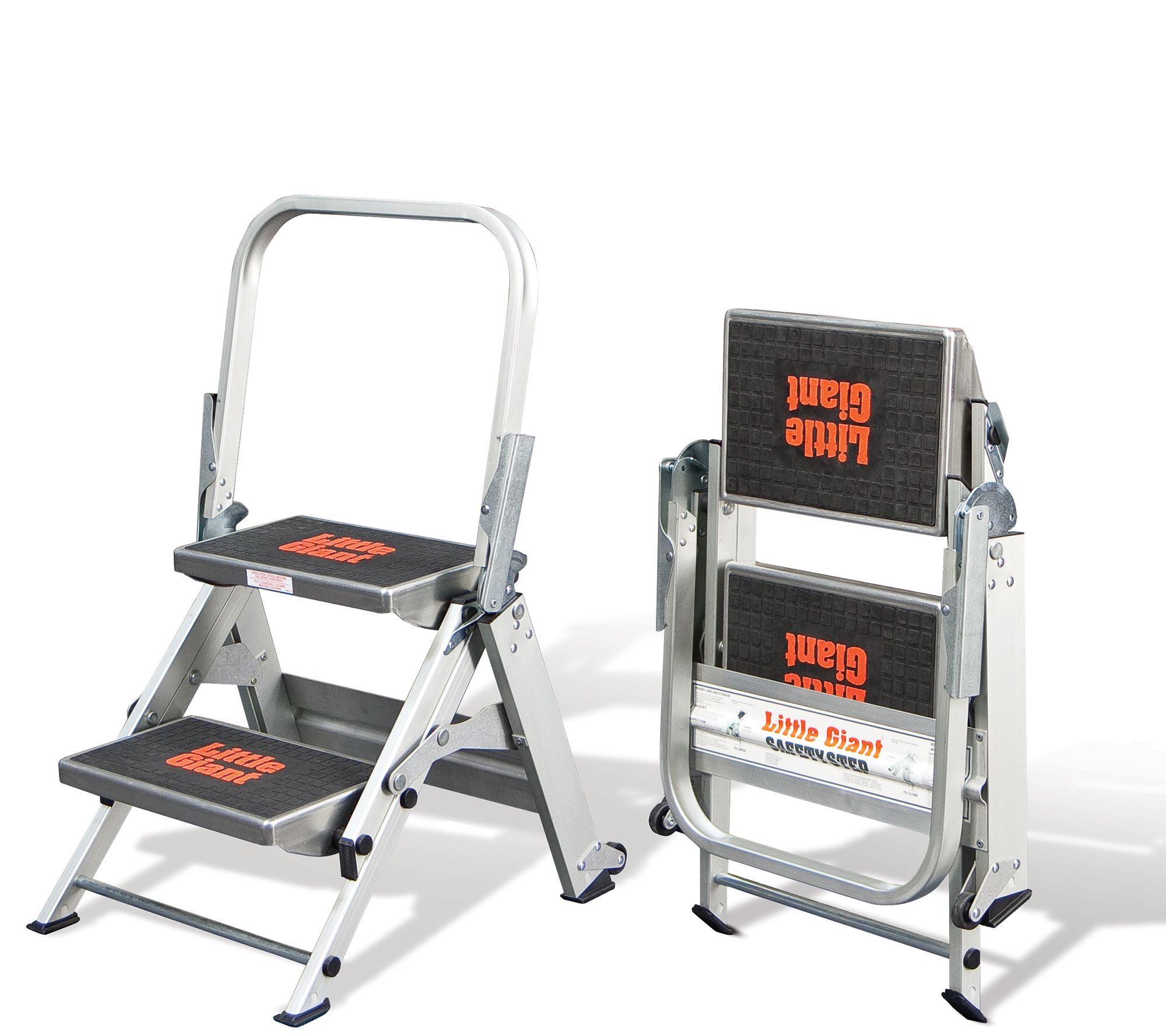 Little Giant Safety 2-Step Ladder 300-lb Capacity - QVC.com