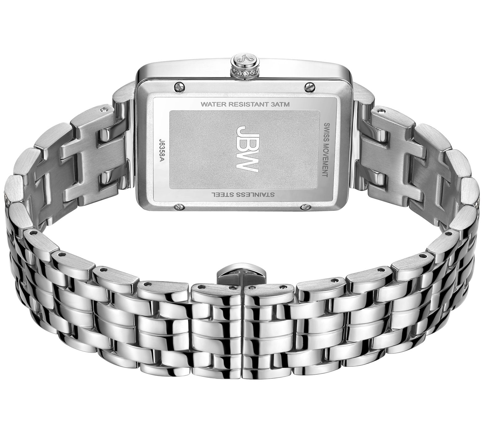 JBW Women's Mink 1/10 cttw Diamond Stainless Steel Watch - QVC.com