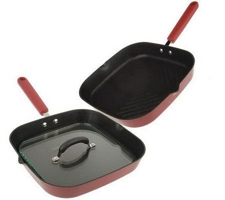 “as Is” Cook’s Essentials Hardcoat Enamel Ii Square Skillets | Eaxo