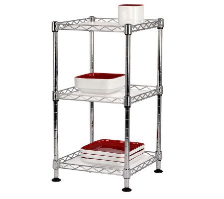 Tabletops Gallery Stax Living 3-shelf Square Rack | Yazio