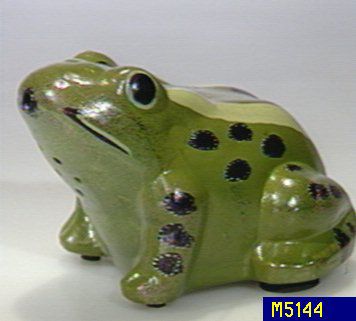 Ceramic Greeting Frog with Motion Sensor — QVC.com