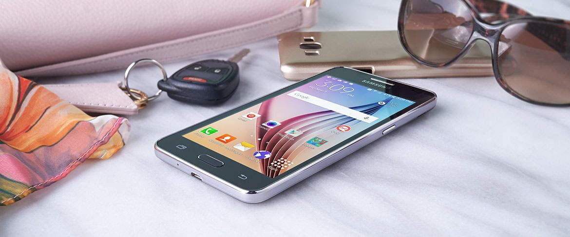 (QVC) TracFone Samsung Galaxy 5 Smartphone w/ 1350 Minutes Text Data ...