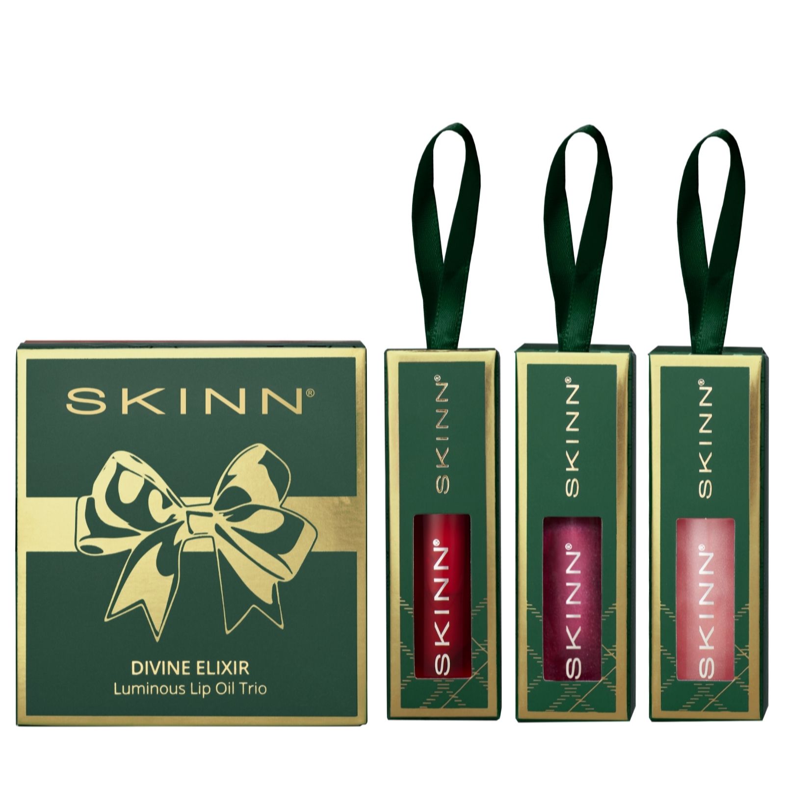 SKINN Christmas Divine Elixir Lip Oil Trio from SKINN :: Buy from QVC ...